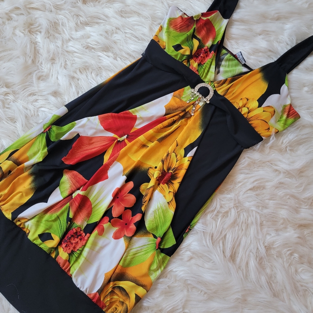 Cute Floral Early 2000's Style Dress - Gem